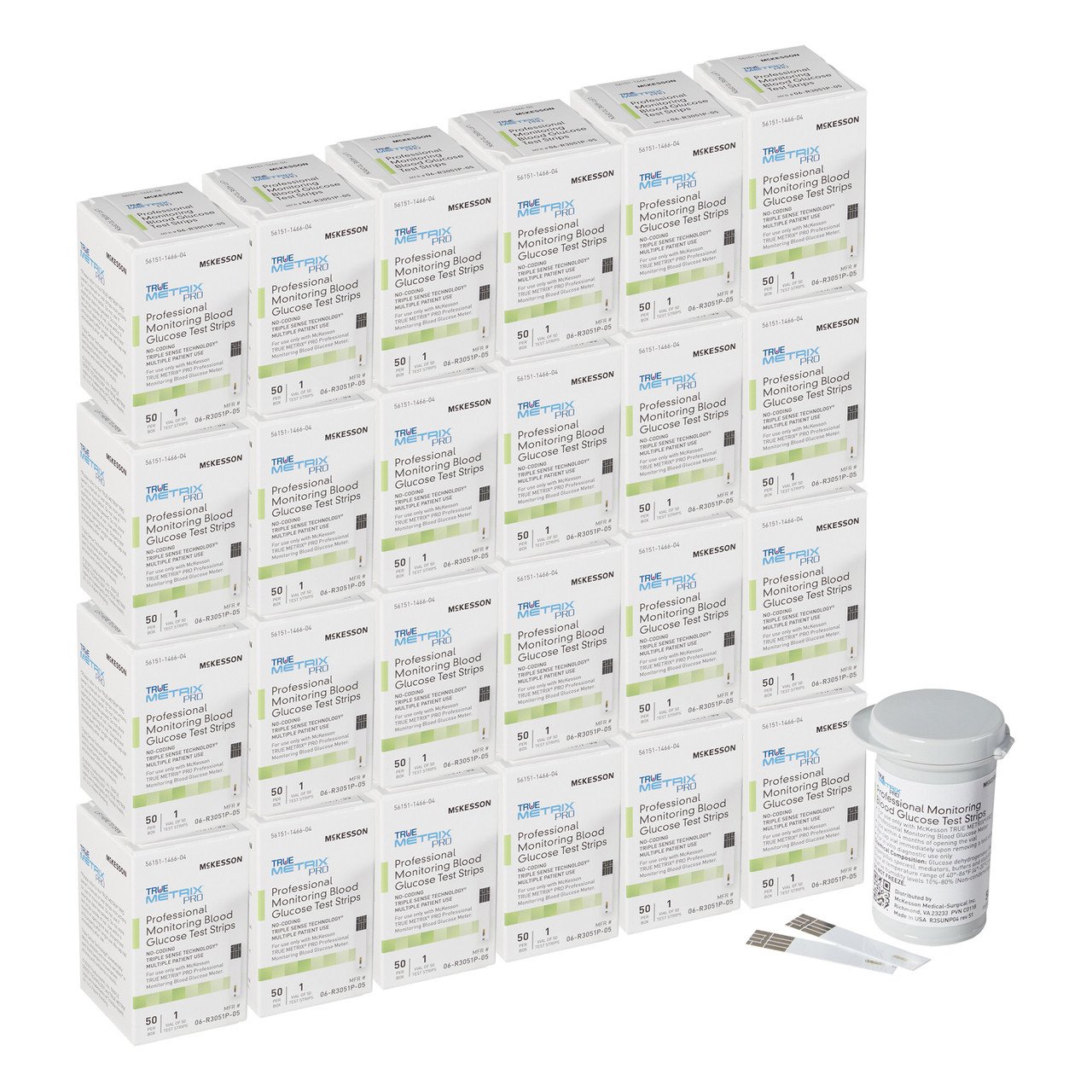 TRUE Metrix Pro Blood Glucose 1200 Test Strips – Diabetic Pro